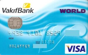 Bank Card: World (VakifBank, Türkiye (Turkey)Col:TR-VI-0243.02