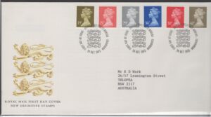 Philatelic Product: New definitive values (United Kingdom of Great Britain & Northern Ireland ...