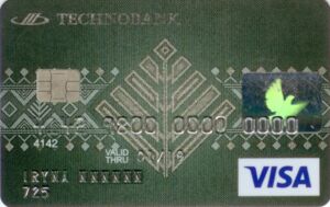 Cartões de bancos: Technobank (Technobank, BielorússiaCol:BY-VI-0076.01