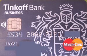 Bank Card: Tinkoff Bank Business MC (Tinkoff Credit Systems, RussiaCol ...