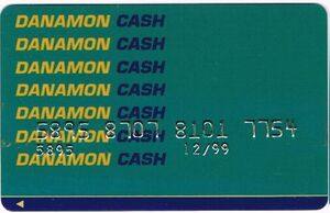 Bank Card: Danamon Cash (Bank Danamon, IndonesiaCol:ID-MS-0003.03
