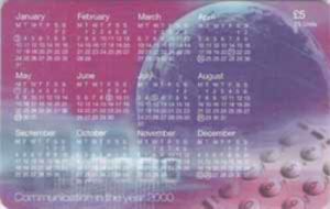 Phonecard: 2000 Calendar - The New Millennium (Manx Telecom, Isle of ...
