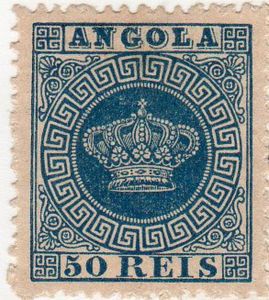 Stamp: Crown (Angola) (Crown) Mi:AO 14IA,Sn:AO 15,Yt:AO 14,Sg:AO 29,Afi ...