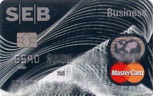 Tarjeta de Banco: SEB Bank MC Business (SEB Bank, LituaniaCol:LT-MC-0021.01