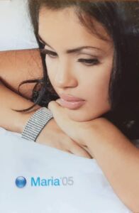 Pocket Calendar: Maria (Bulgaria(Pop folk Payner) Col:BUL-2005-Singer ...