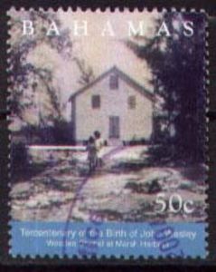 Stamp: Chapel Marsh Harbor (Bahamas(John Wesley (1703-91), Religious ...