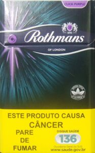 Maço de cigarros: Rothmans Click Purple (Brasil(Rothmans Click Purple ...
