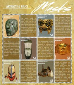 Stamp: Masks (Micronesia, Federated States of(Masks) Mi:FM 2783-2788KB ...