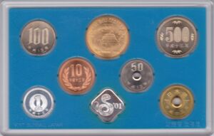 Coin: Various Yen (Mint set 2001 - Cherry Blossom Viewing in Hiroshima ...