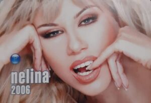 Pocket Calendar: Nelina (Bulgaria(Pop folk Payner) Col:BUL-2006-Singer ...
