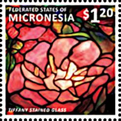 Stamp: Details of Stained Glass Windows, by Louis Comfort Tiffany ...