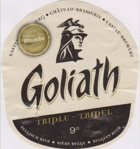 Drink Label: Goliath Triple-Tripel 9° (Au Grimoire Des Légendes ...