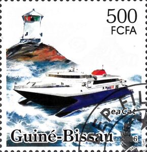 Stamp: Seacat (Guinea-Bissau(Hydrofoils (2006)) Mi:GW 3319,Yt:GW 2198
