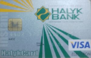 Bank Card: HalykCard Instant (Halyk Bank, KazakhstanCol:KZ-VE-0014.06