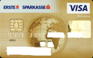 Cartões de bancos: Erste Sparkasse - Visa Business (Erste ...