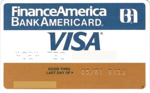 Bank Card: Bank Americard-FinanceAmerica 6-79 (Bank of America, United ...
