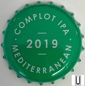 Bottle Cap: Complot Ipa Mediterranean (S.A. Damm Fábrica de Cerveza ...
