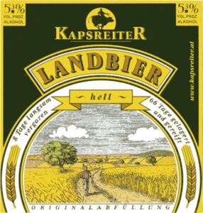 Drink Label: Kapsreiter Landbier Hell (Brauerei Kapsreiter GmbH /closed/, AustriaCol:AT-BEER-006441