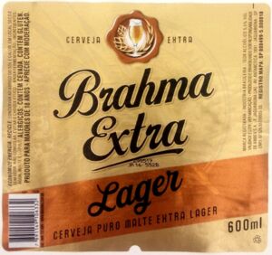 Drink Label: Brahma Extra Lager (Ambev, BrazilCol:BR-BEER-000429