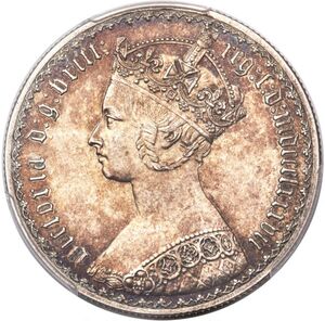 Coin: 1 Florin (1/10 Pound, Queen Victoria) (United Kingdom of Great ...