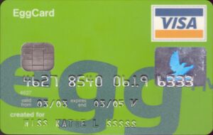 Bank Card: EggCard (EGG Banking, United Kingdom of Great Britain ...