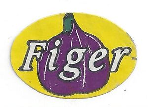 Fruit Sticker: Figer (Türkiye (Turkey)Col:TR-FR-00256 🍎