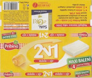 Étiquettes d'aliments: Pribina (Pribina s.r.o., République TchèqueCol ...