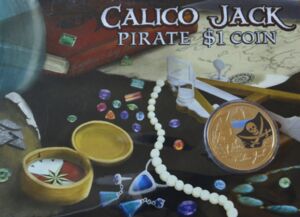 Moneda: 1 Dollar (English pirate captain Calico Jack alias John Rackham ...