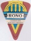Etikett: Rono (Tavírna sýrů Ronov nad Doubravou, Tschechische ...