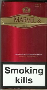 Cigarette Pack: Marvel & Red Super Slims (SwitzerlandCol:CH-CT-0057