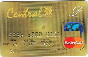 Bank Card: Central (General Card Services Ltd., ThailandCol:TH-MC-0059