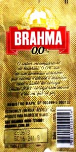 Drink Label: Brahma 0,0% (Ambev, BrazilCol:BR-BEER-000435