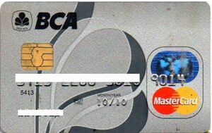 Bank Card: BCA Silver MC (Bank Central Asia, IndonesiaCol:ID-MC-0058