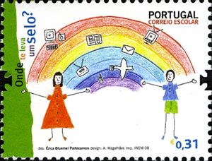 Stamp: School Post (Portugal(Post & Philately) Mi:PT 3360,Sn:PT 3063,Yt ...