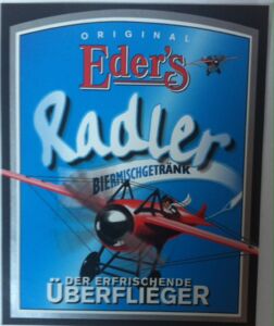 Drink Label: Eder's Radler (Eder & Heylands Brauerei, Germany, Federal ...