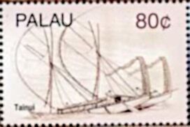 Stamp: Tainui (Palau(The History of Sailing) Mi:PW 2490,Sn:PW 835b,Yt ...