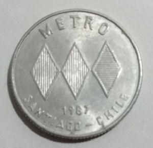 Token: Metro - Bus (Chile(Transport Tokens) Col:CL-000243