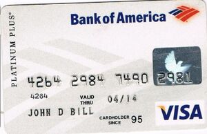 Bank Card: Bank of America - Platinum Plus (Bank of America, United ...