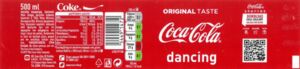 Drink Label: Coca Cola, dancing (Coca-Cola 3E Greece ABEE, Greece ...