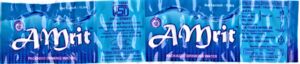 Etiqueta de bebida: Amrit packaged drinking water (N.K. Food & Beverage ...