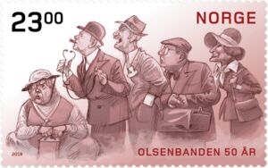 Stamp: 50th Anniversary of the "Olsen Gang" Movies (Norway(50th ...