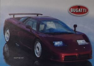 Pocket Calendar: Bugatti (Russia(Cars) Col:RUS-2000-Car-021.02