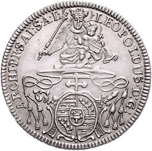 Coin: ½ Thaler (Archbishop Leopold Anton von Firmian) (Austrian States ...