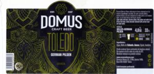 Drink Label: Domus Toledo (Cervezas Domus S.L, SpainCol:ES-BEER-001419