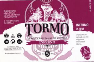 Drink Label: Tormo (Cervezas Tormo S.L., SpainCol:ES-BEER-001427