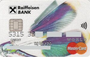 Bank Card: Raiffeisen BANK (Raiffeisen Bank, Czech RepublicCol:CZ-MC ...
