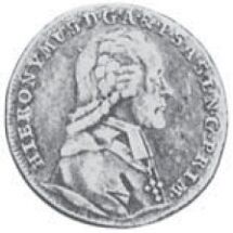 Coin: 10 Kreuzer (Archbishop Hieronymus von Colloredo) (Austrian States ...