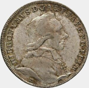 Coin: 10 Kreuzer (Archbishop Hieronymus Graf Colloredo. 1,200th ...