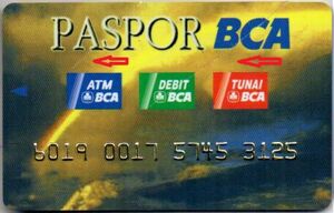 Bank Card: Paspor BCA - Silver (Bank Central Asia, IndonesiaCol:ID-MS ...
