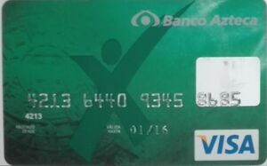 Tarjeta de Banco: Banco Azteca (Banco Azteca, MéxicoCol:MX-VI-0085.02